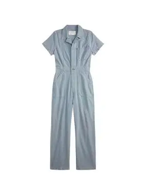 Ralph Lauren Short-sleeved Jumpsuit - Blue