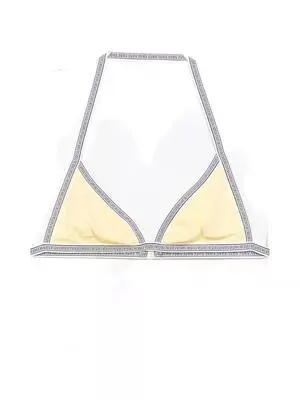 Versace Triangle-cup Bikini Top - Yellow