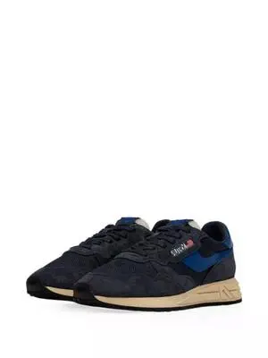 AUTRY Reelwind Low Sneakers In Space And Lapis Nylon And Suede