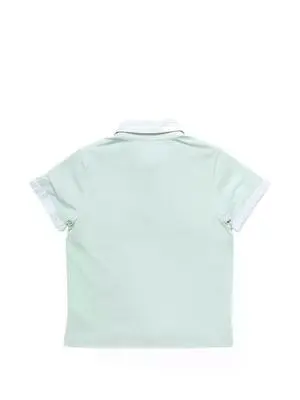Acne Studios Logo-embroidered Polo Shirt - Green