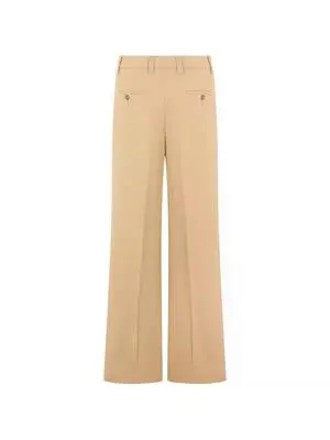 SLOWEAR Pressed-crease Wide-leg Trousers