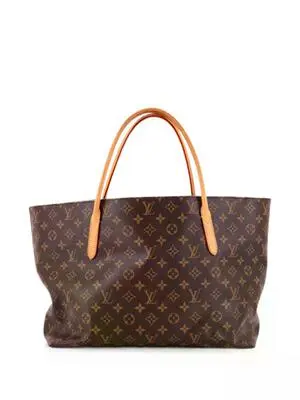 LOUIS VUITTON Raspail Monogram Canvas Mm Tote Bag - Brown