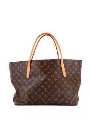 LOUIS VUITTON Raspail Monogram Canvas Mm Tote Bag - Brown