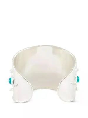 Sylvia Toledano Mojave Pearl And Turquoise Cuff Bracelet
