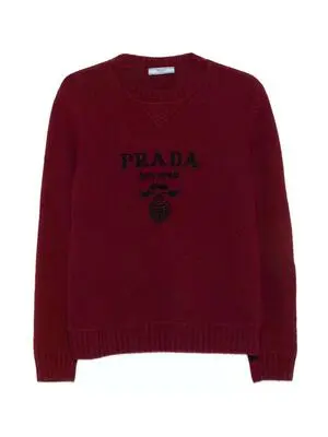 Prada Drop Shoulder Sweaters For Women