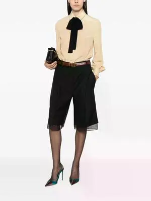Valentino Garavani Bow Detail Shirt - Neutrals