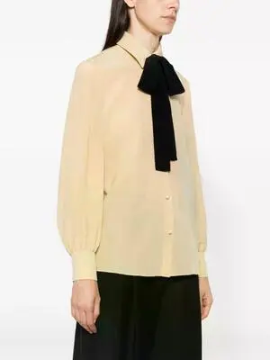 Valentino Garavani Bow Detail Shirt - Neutrals