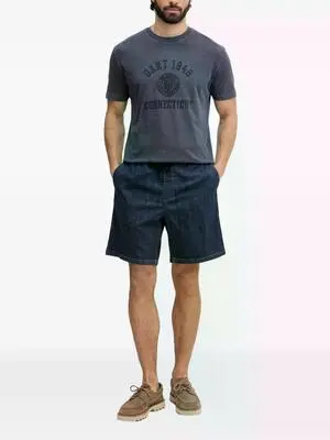 TRUSSARDI Drawstring Denim Shorts