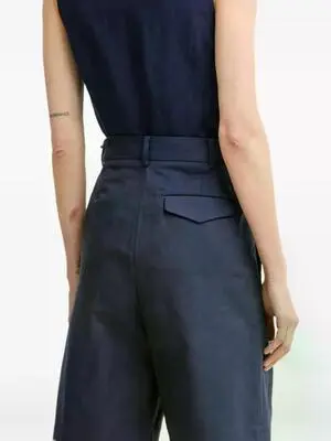 TRUSSARDI Pleated Waistband Shorts