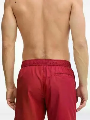 TRUSSARDI Logo-embroidered Swim Shorts