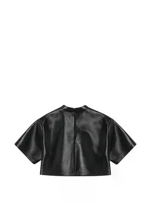 Balenciaga Cropped T-shirt - Black