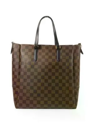 LOUIS VUITTON Mm Belmont Damier Tote Bag - Brown