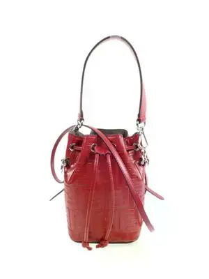 Fendi Mon Tresor Leather Bucket Bag
