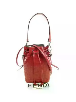 Fendi Mon Tresor Leather Bucket Bag