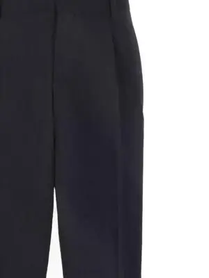 BOSS Pleated Straight-leg Trousers