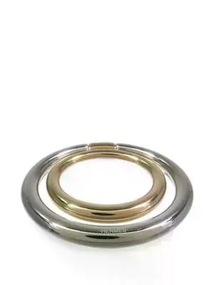 Hermès Logo-engraved Ring - Silver