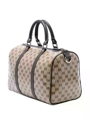 Gucci 2016-2026 Medium Gg Crystal Joy Boston Bag - Neutrals