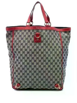 Gucci 2000-2015 Gg Canvas Abbey D Ring Tote Bag - Red