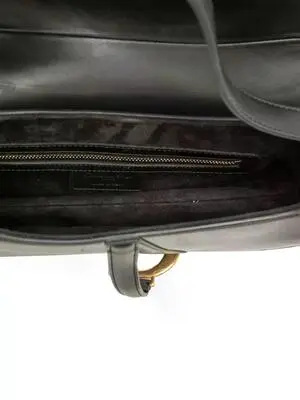 Dior 2018 Smooth Calfskin Saddle Bag Shoulder Bag - Black