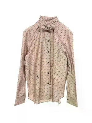 Dior 2010s Ruffled Blouse - Neutrals