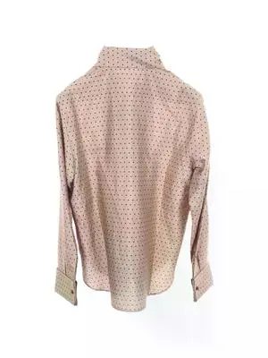 Dior Silk Polka Dot Pussy-bow Blouse