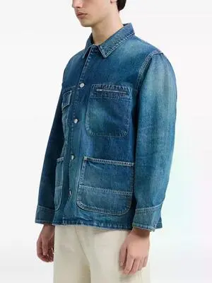 VOWELS Chore Bleached Denim Jacket