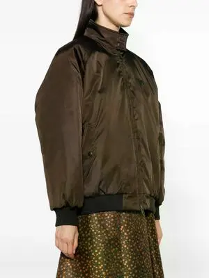 Prada Logo-plaque Bomber Jacket