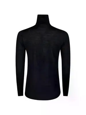Max Mara Roll-neck Sweater - Black