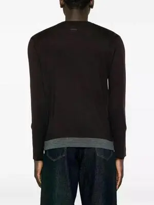 PAOLO PECORA Crew Neck Long Sleeve Knit