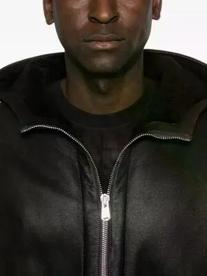 DONDUP Hooded Shearling Jacket