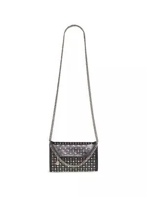 Stella McCartney Falabella Studded Shoulder Bag - Black