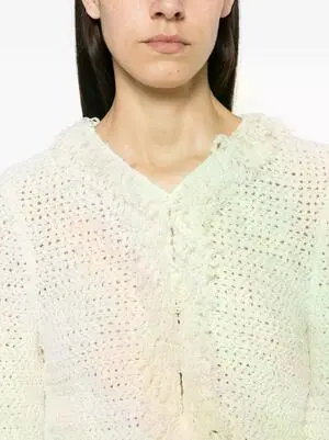 Proenza Schouler Nilo Fringed Jacquard Blouse