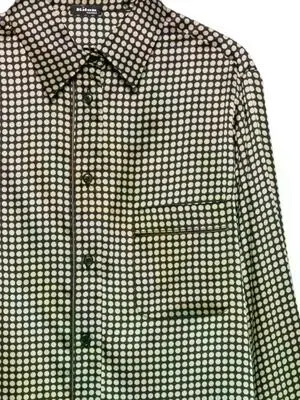 Kiton Polka-dot-print Chest-pocket Shirt