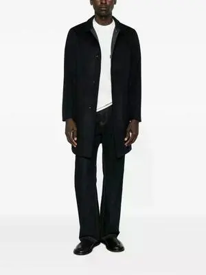 KIRED Reversible Button-fastening Coat - Blue