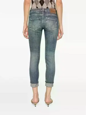 DONDUP Faded Effect Cropped Jeans