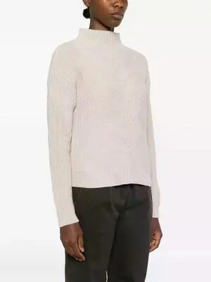 Herno Ribbed-knit High-neck Sweater