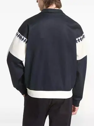Fred Perry Logo-embroidered Panelled Jacket