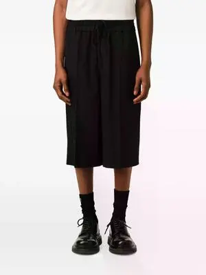 AMI Paris Large Elasticated Wool Bermuda Shorts