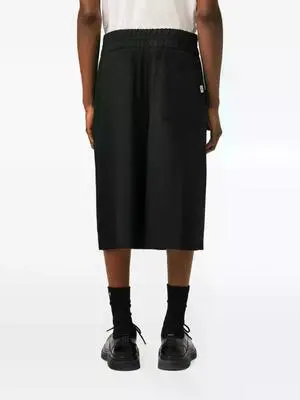 AMI Paris Large Elasticated Wool Bermuda Shorts