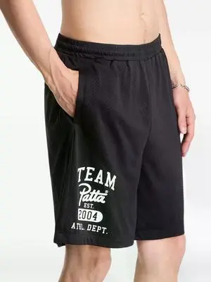 PATTA Logo-print Mesh Shorts