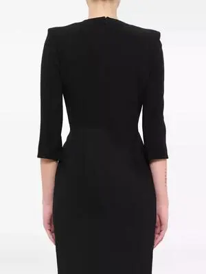 Alexander McQueen Ruffled-crepe Dress
