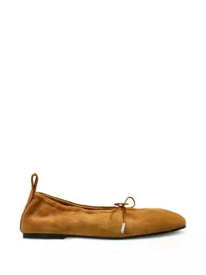 ALOHAS Rosalind Suede Ballet Flats - Neutrals