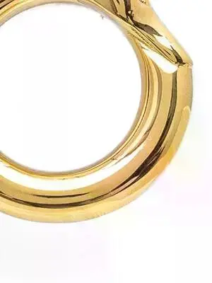 TRUSSARDI Greyhound-detail Hoop Earrings