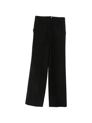 P.a.r.o.s.h Pressed-crease Straight-leg Trousers - Black