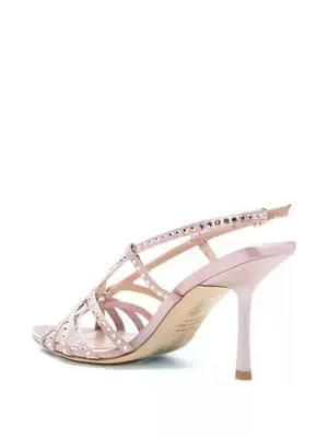 STUART WEITZMAN Crystal-embellished Strappy Sandals