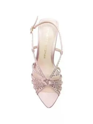 STUART WEITZMAN Embellished Strappy Stiletto Sandals