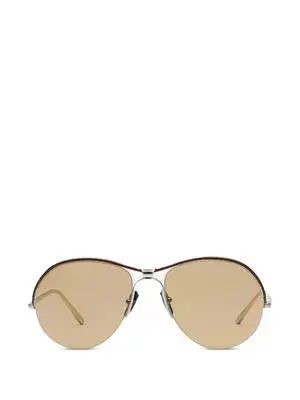 Chimi Juna Pilot-frame Sunglasses - Brown