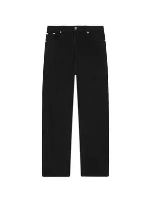 DONDUP Belt-loop Buttoned Jeans - Black
