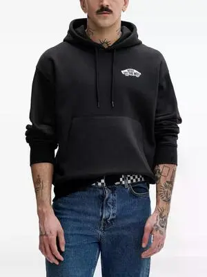 VANS Logo-print Drawstring Hoodie - Black