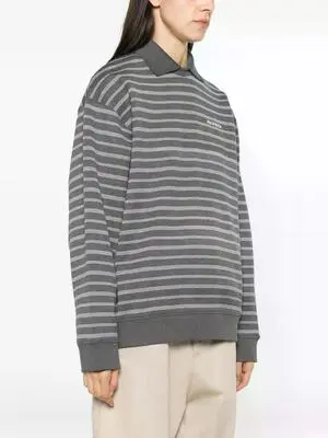 Miu Miu Striped Polo-collar Knit